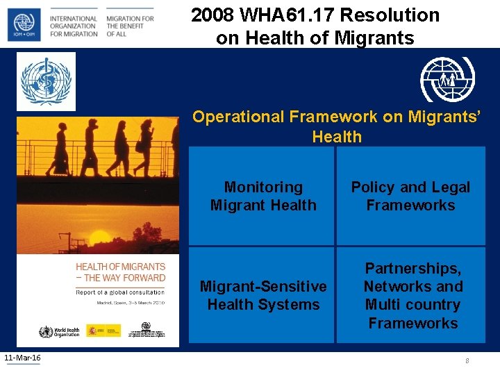 Migration as a Determinant of Health Some concepts