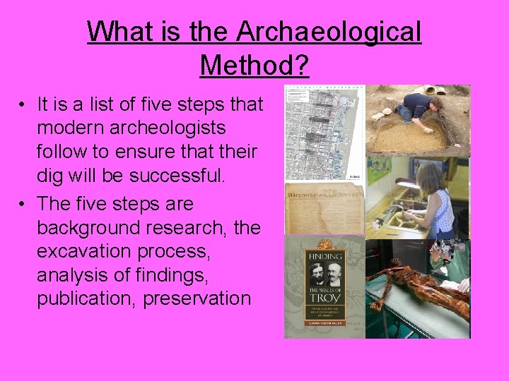 Prehistory By Mr Amster Table of Contents 1