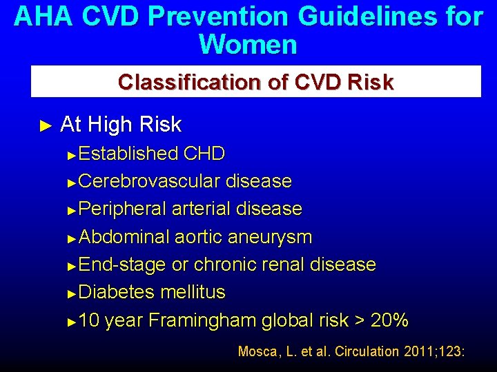 American Heart Association Guidelines EffectivenessBased Guidelines for the