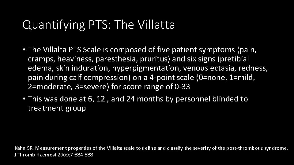 Catheter Based Treatment of DVT J Fritz Angle