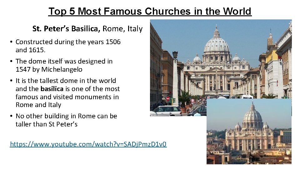 Top 5 Most Famous Churches in the World