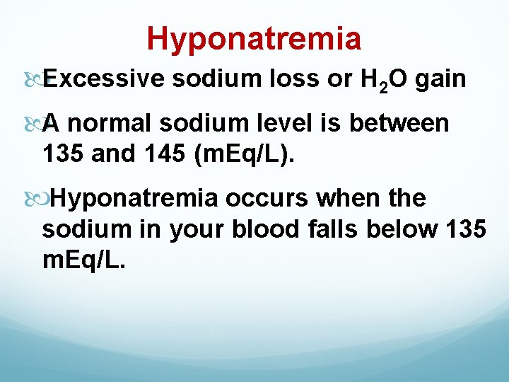 Water sodium and potassium Overview Introduction Distribution of