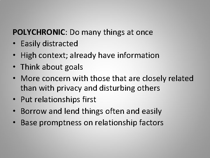 Culture The Umbrella over IB Psychology Why culture