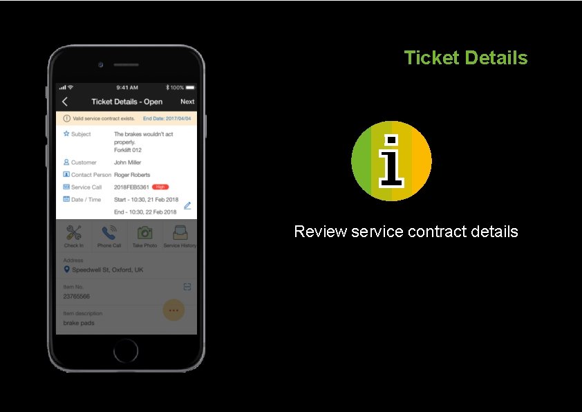 SAP Business One Service mobile app SAP Business