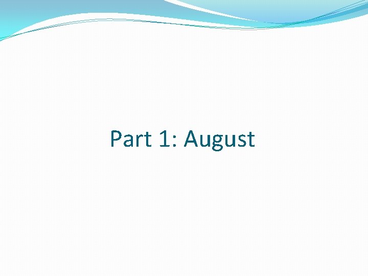 Wonder by R J Palacio Part 1 August