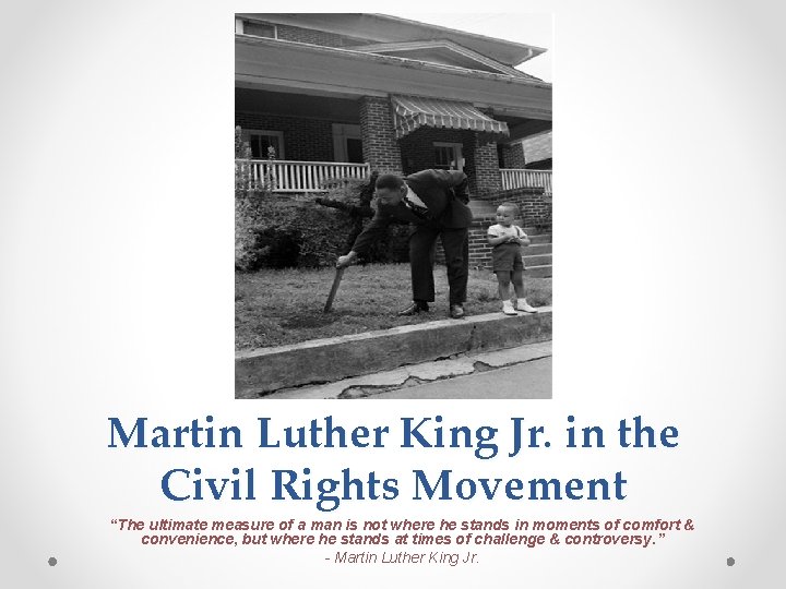 Martin Luther King Jr in the Civil Rights