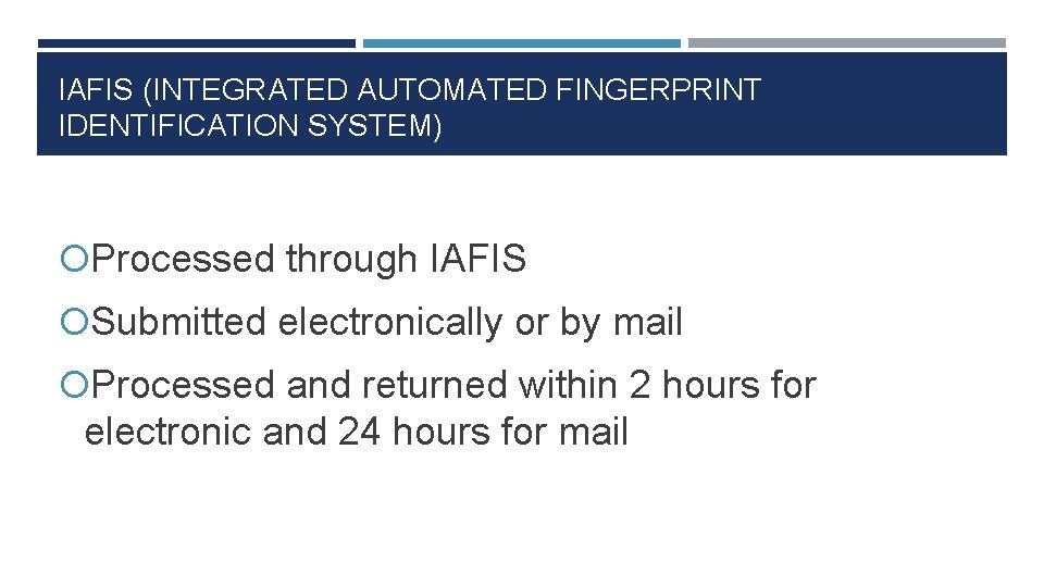 EXAMINING EVIDENCE USING FINGERPRINT ANALYSIS FORENSIC BIOLOGY LAB