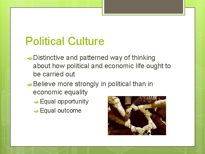Political Culture Wilson 4 A American Political Culture