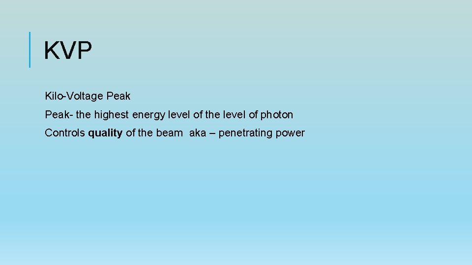 RADIATION PROTECTION UNIT 2 Chapter 3 interactions of