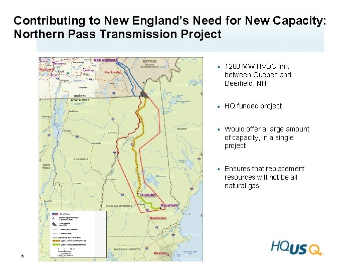 The Role of HydroQubec in New England Electric