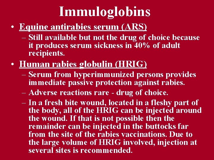 Public Health Aspects of Rabies Control Lecture 8