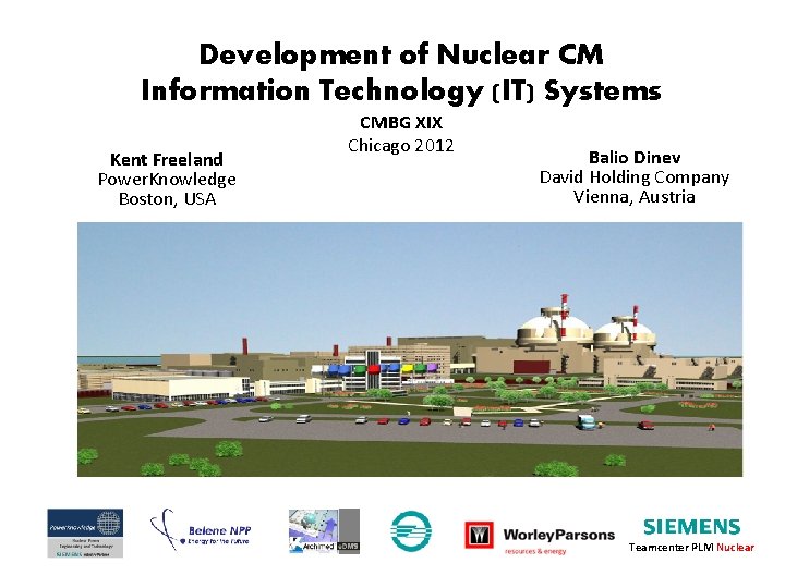 Development of Nuclear CM Information Technology IT Systems