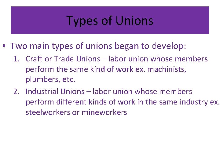Employment Labor and Wages The Labor Movement Today