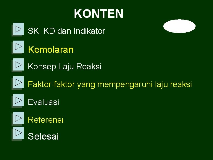 Laju Reaksi KONTEN SK KD dan Indikator Kemolaran