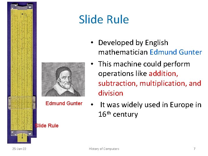 History of Computers 25 Jan22 History of Computers