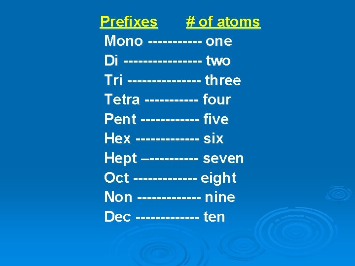 Binary Molecular Compounds Compounds made by two different