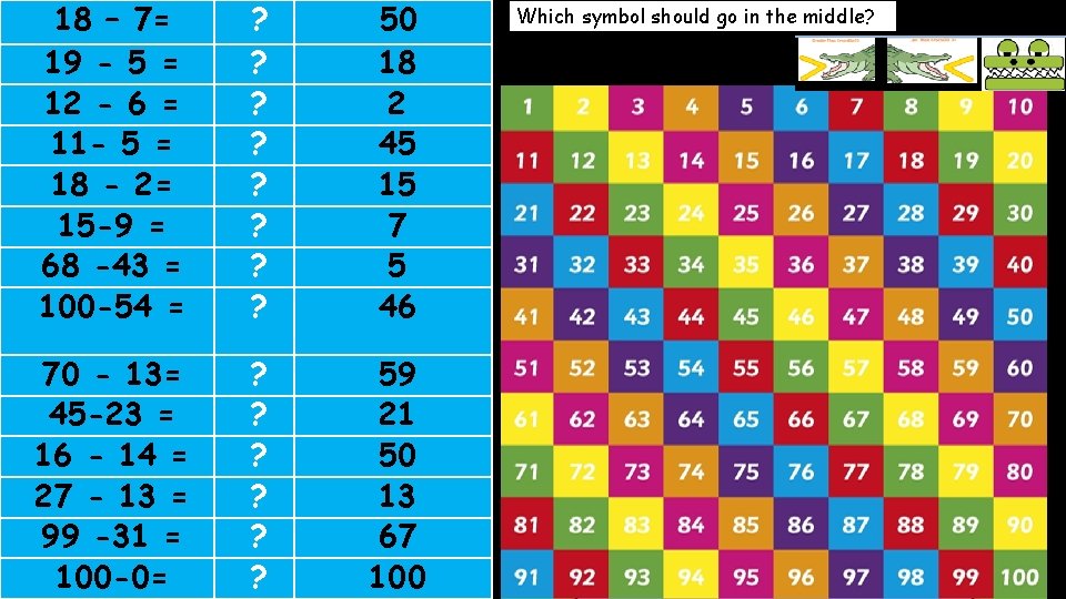 Comparing Numbers RECAP Today we are going to