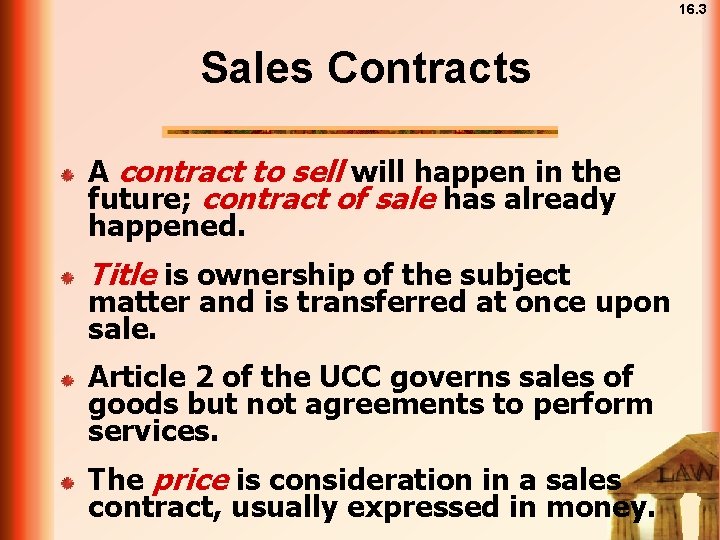 16 1 Law for Business 17 e by