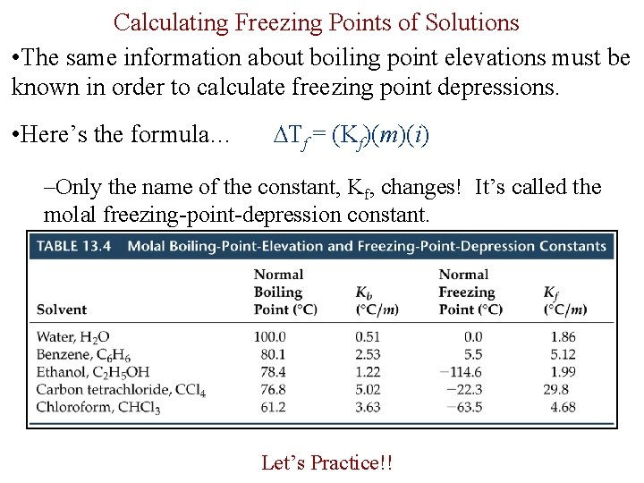 Chapter 13 Section 5 Colligative Properties Colligative properties