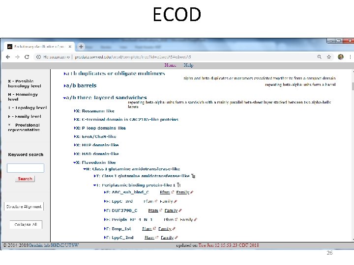 Architecture structures are classified according to their overall