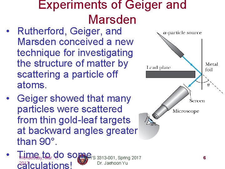 PHYS 3313 Section 001 Lecture 13 Wednesday March