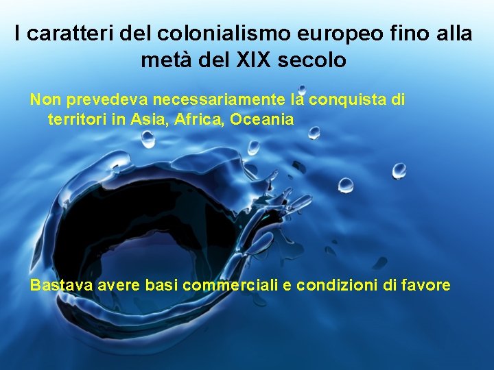 IMPERIALISMO E COLONIALISMO Let dellimperialismo Furono gli anni