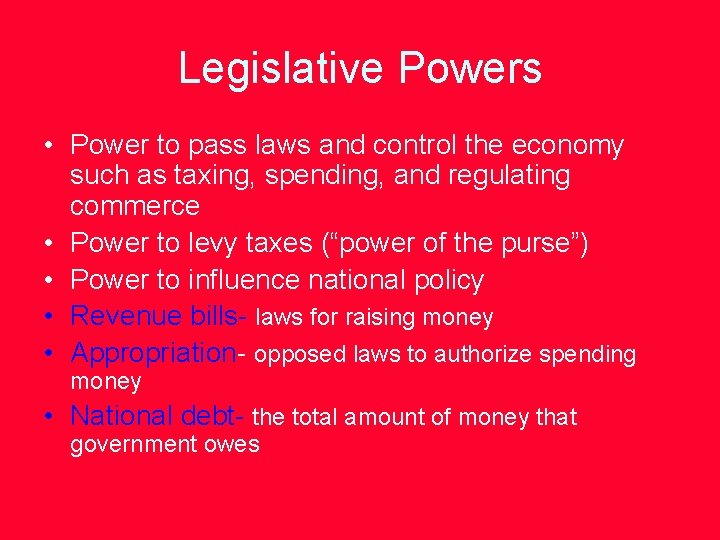 Constitutional Powers Jordan Clevey Rebecca Felico Becca Darlington