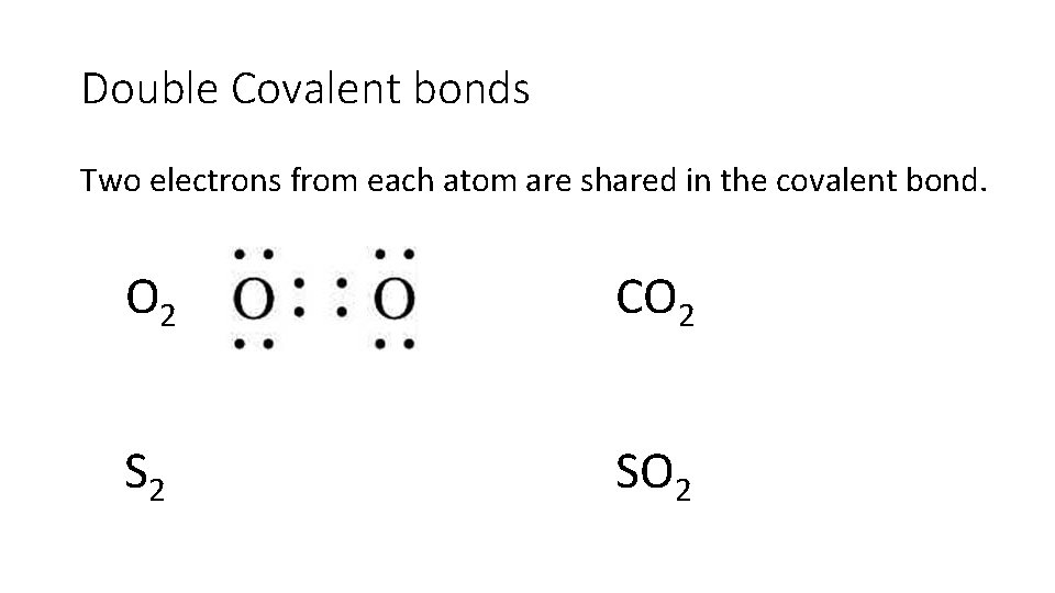 Covalent Bonds COVALENT BOND bond formed by the