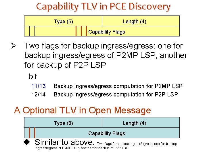 Extensions to PCEP for Backup Ingress and Egress