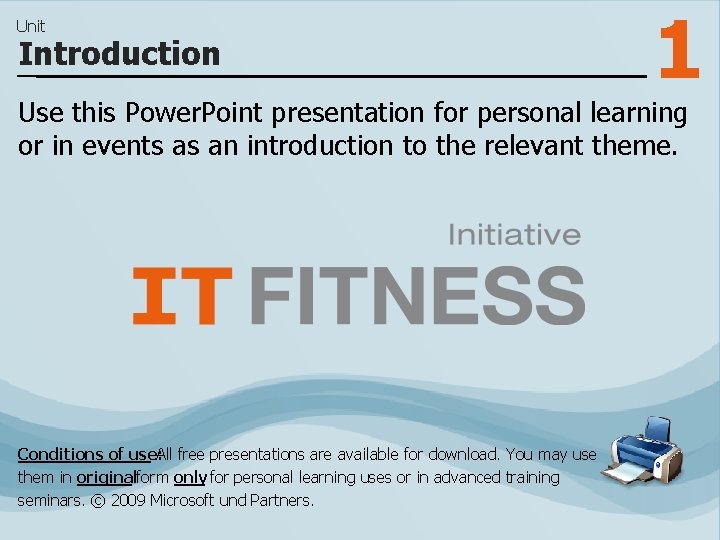 Unit Introduction 1 Use this Power Point presentation
