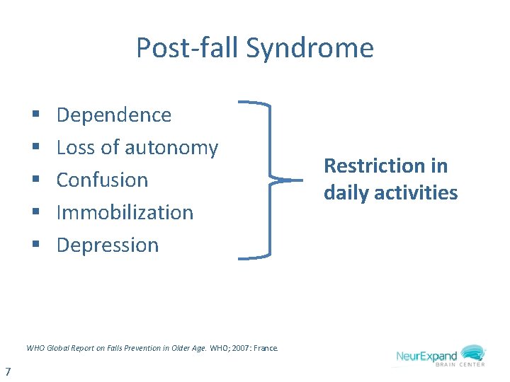 Balance Brain Health and Fall Prevention Majid Fotuhi