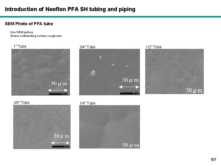 Introduction of Neoflon PFA SH tubing Manufacturer Sungwon