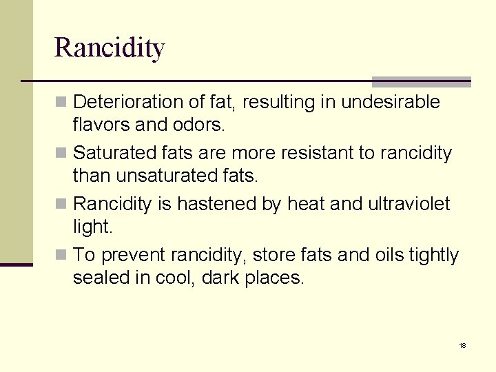 Chapter 4 Lipids Fats and Oils 1 Lipids