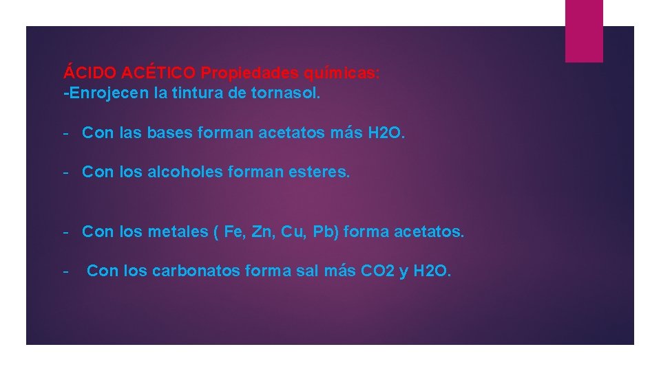 INTRODUCCIN El cido actico o cido etanoico tiene