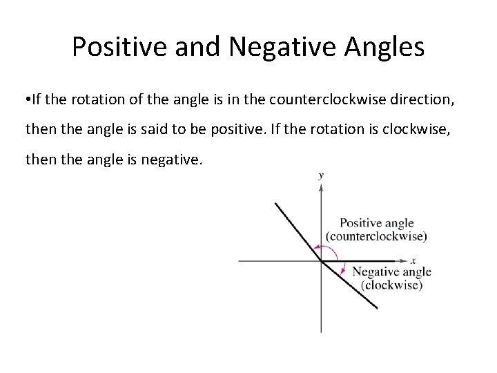 Precalculus Lesson 4 1 Radian and Degree Measure