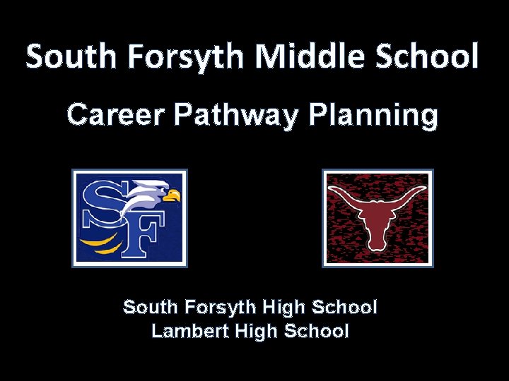 South Forsyth Middle School Career Pathway Planning South