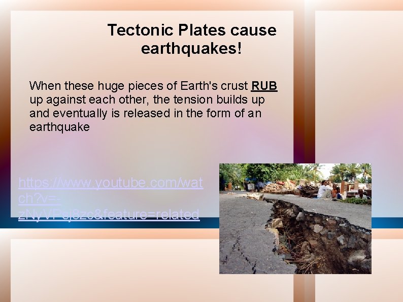 Activity Get out your earthquake maps and plot