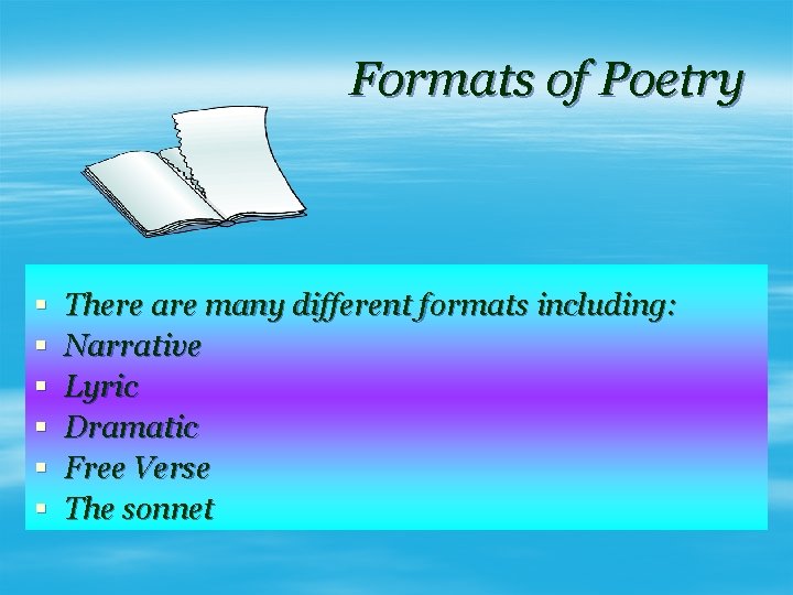 The Art of Poetry By Former Student What