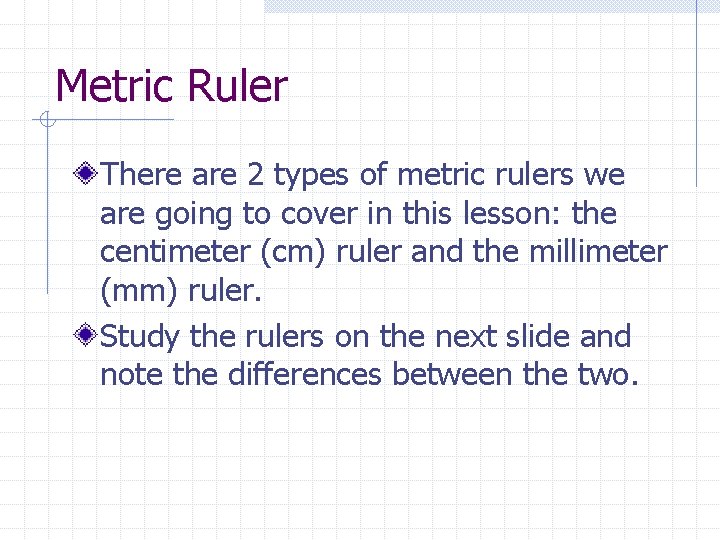 Metric Measurement Lesson Agriscience Education Jacob Davis Metric