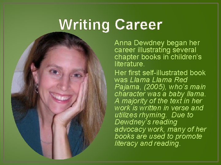 Anna Dewdney Author and Illustrator By Shaina Lacher