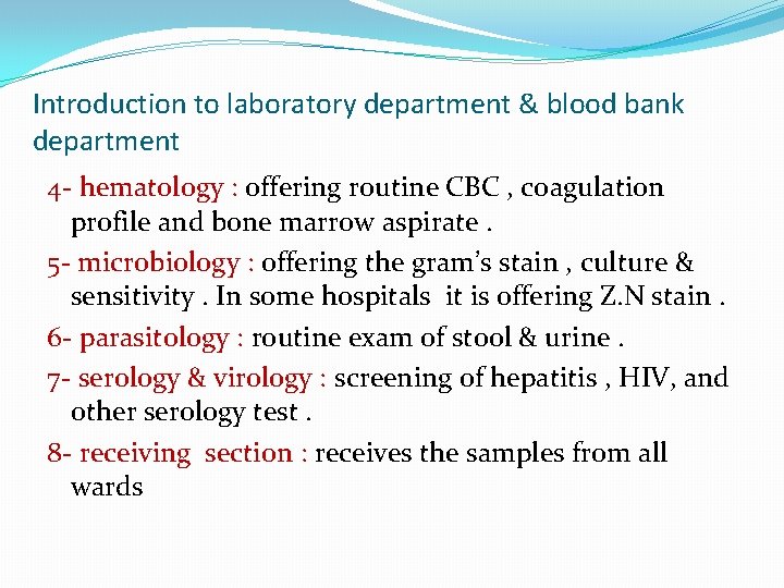 Skill 304 Lecture 1 Learning objectives To know