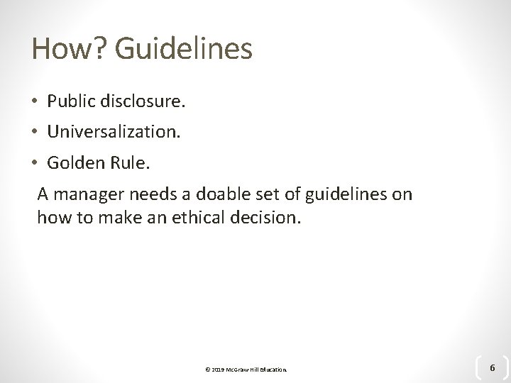 Chapter 2 Business Ethics and Social Responsibility 2019