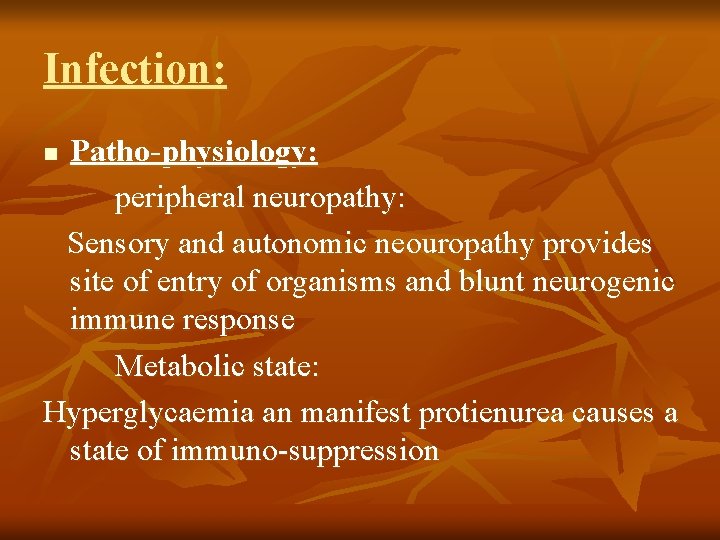 FOOT PROBLEMS IN DIABETIC PATIENTS Diagnosis and management