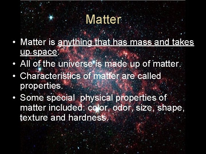 Introduction to Matter Physical Science Chapter 2 Matter