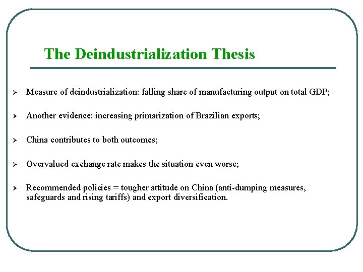 How the Rise of China Affects the Brazilian