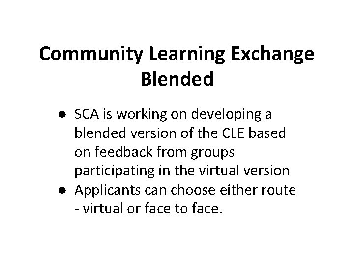 Community Learning Exchange Blended Amanda Cornish Coordinator Community