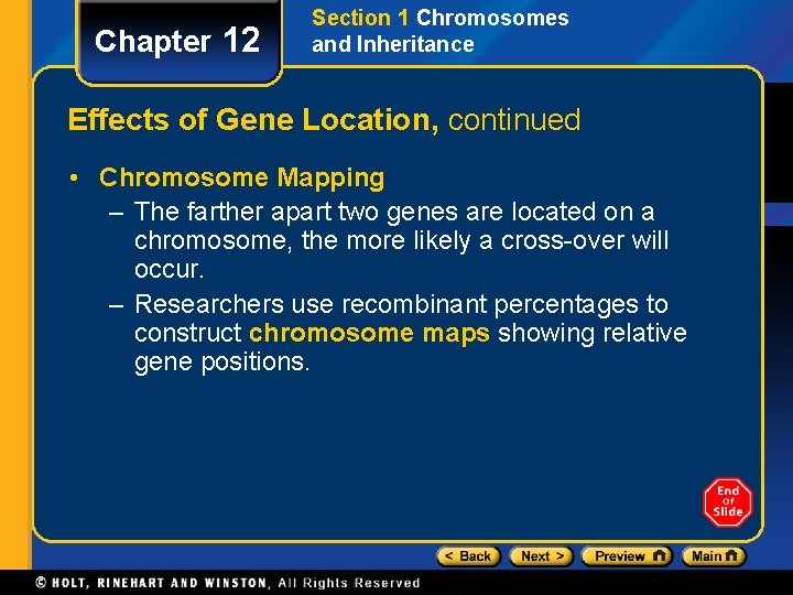 Chapter 12 Inheritance Patterns and Human Genetics Table