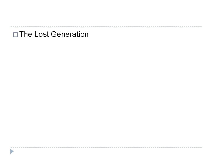 The Lost Generation Roaring 20s aka Jazz Age