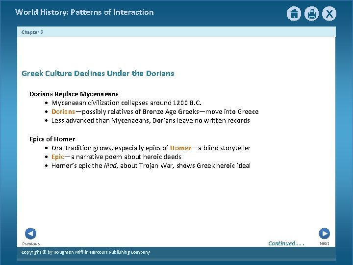 World History Patterns of Interaction Chapter 5 Classical