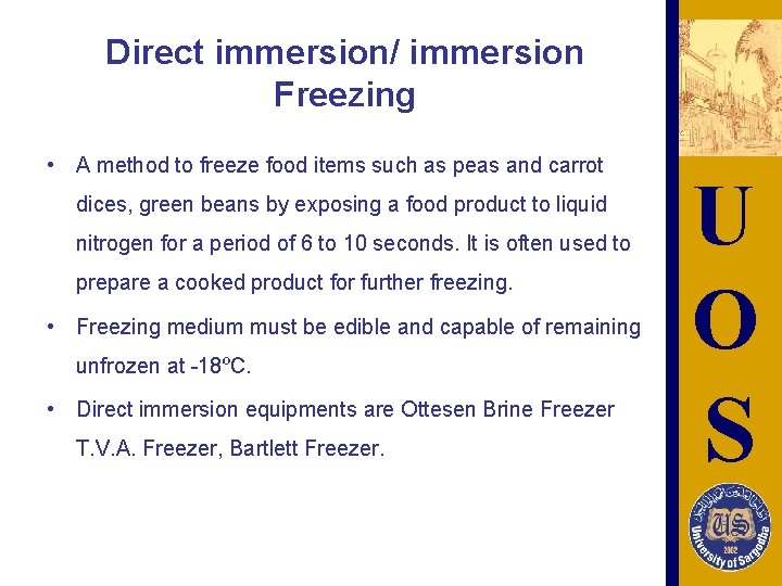 Freezing of Fruit and Vegetable Prof Dr SARFRAZ